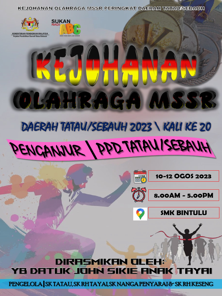 Buku Program Kejohanan MSSD Pddts 2023 | PDF