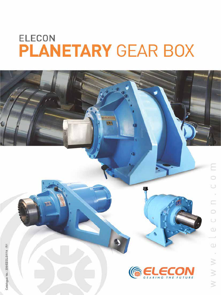 Catalog ELECON PLANETARY GEARBOX | PDF