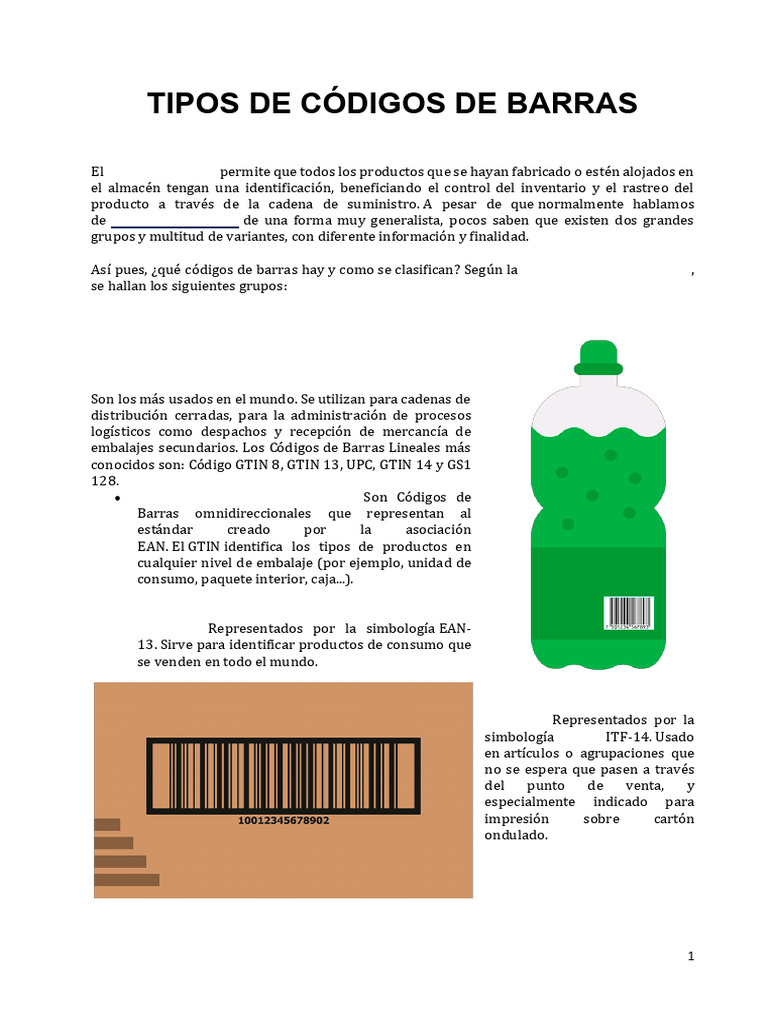 Codificación Codigos de Barras | PDF
