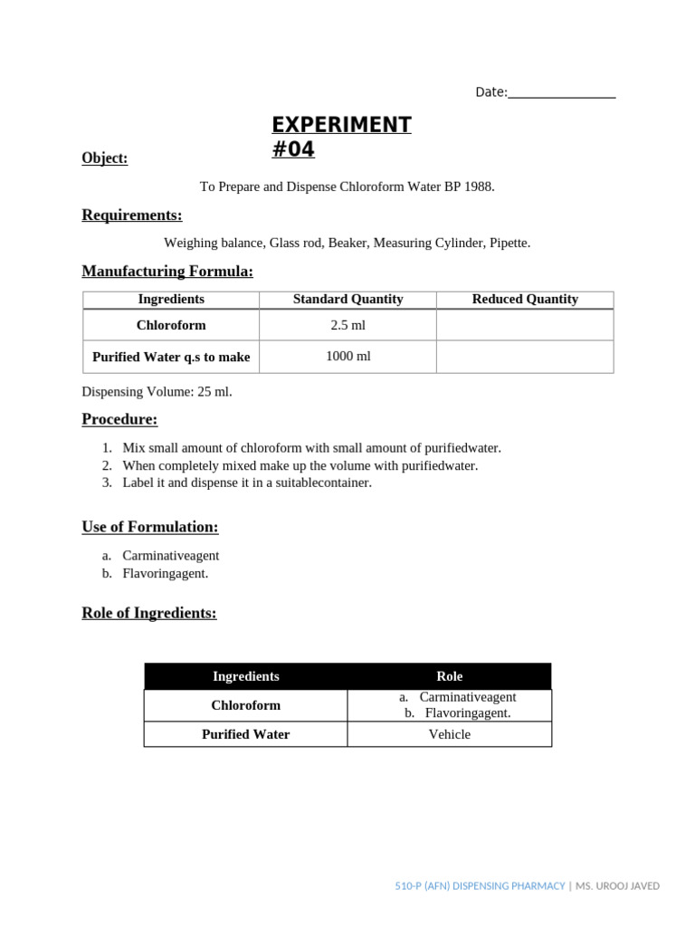 Experiment 01 | PDF Experiment 01 | PDF