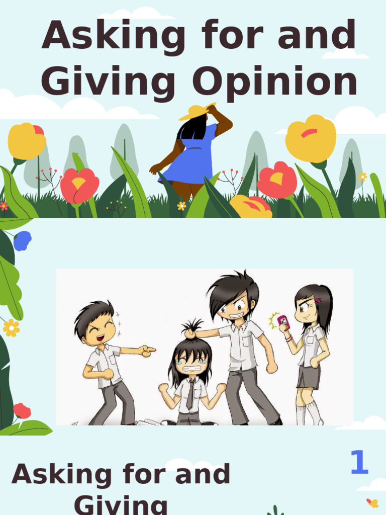 Asking For and Giving Opinion | PDF