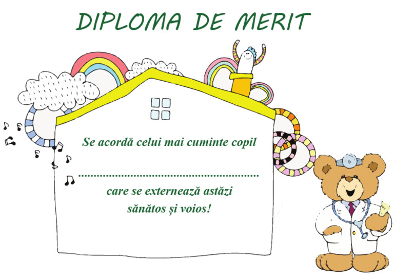 Diploma Copii SF Maria | PDF