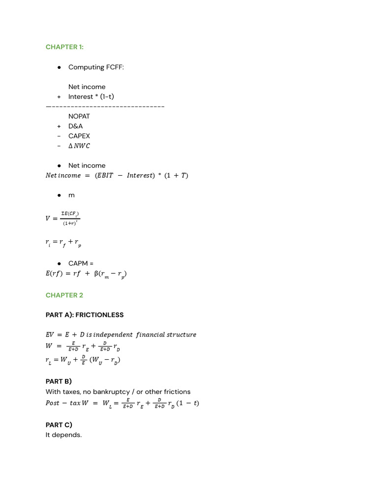 Financial Management Ii | PDF