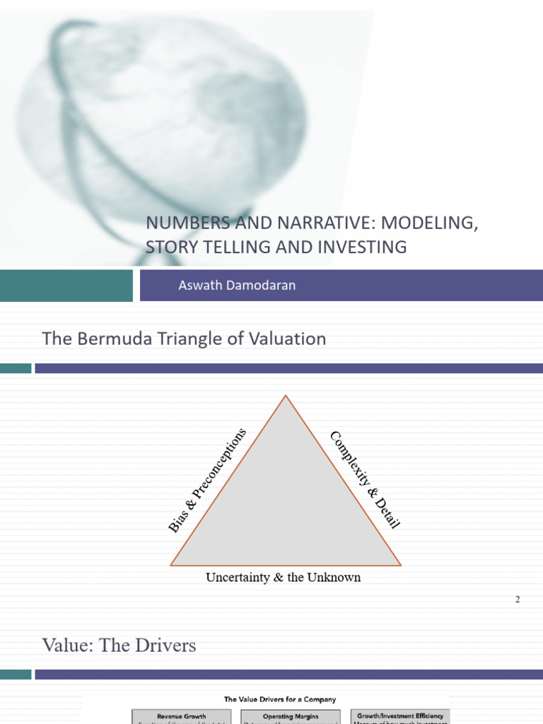 Valuation Guide (Aswath Damodaran) | PDF | Market (Economics) | Business