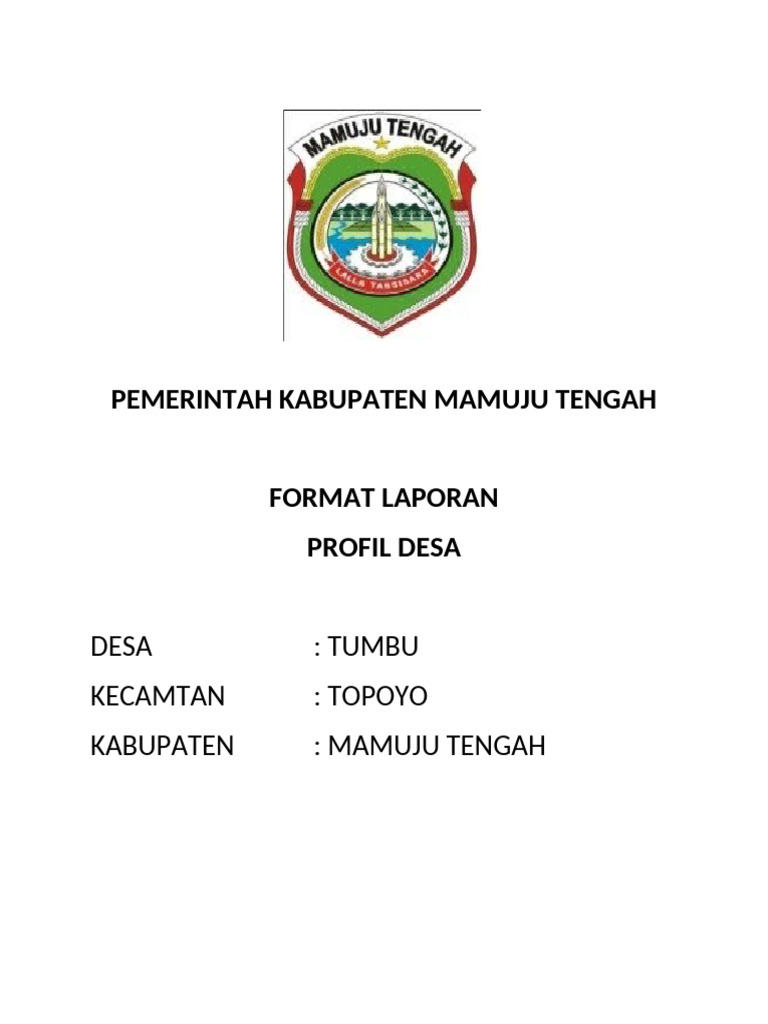 Profil Baru Desa TUMBU | PDF