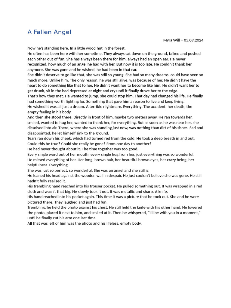A Fallen Angel | PDF