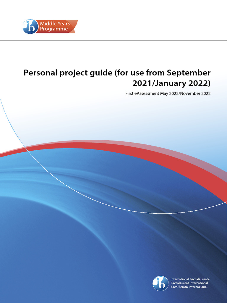 Personal Project Guide en | PDF