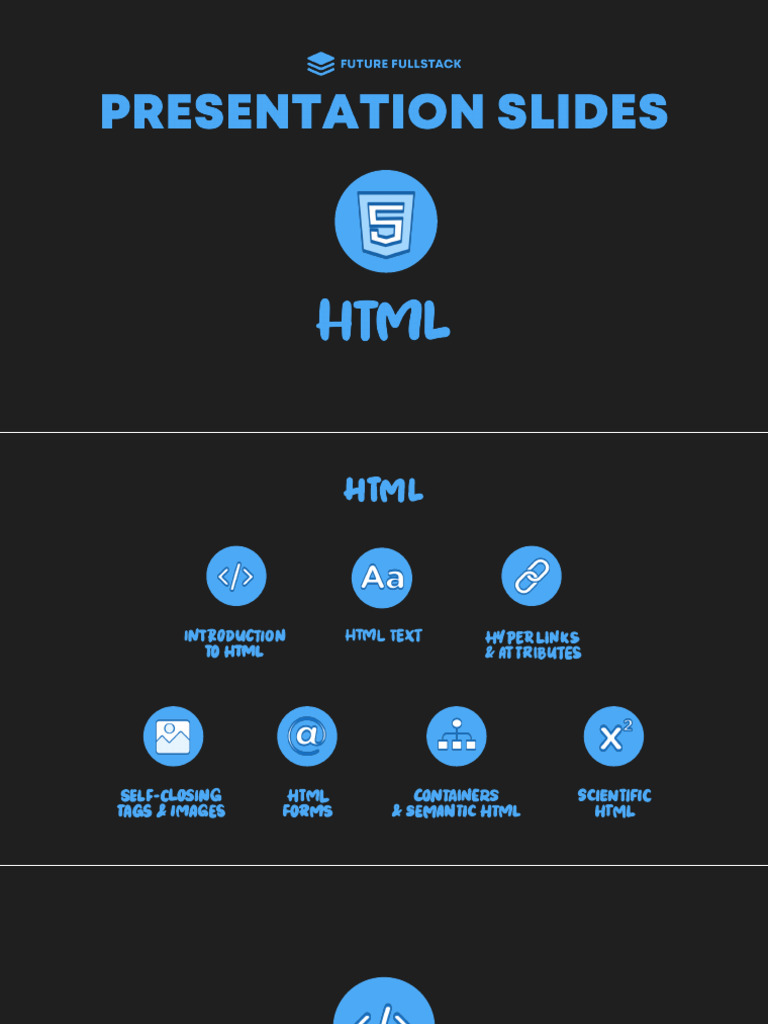 HTML Presentation Slides | PDF