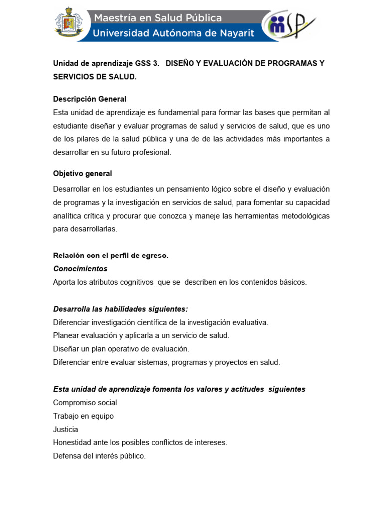 Diseno - y - Evaluacion - de - Programas - y - Servicios. TEMA 5 ...