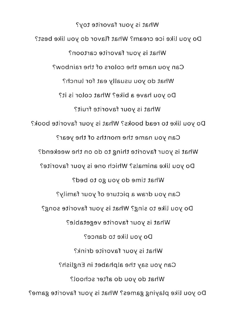 Mirror Question | PDF