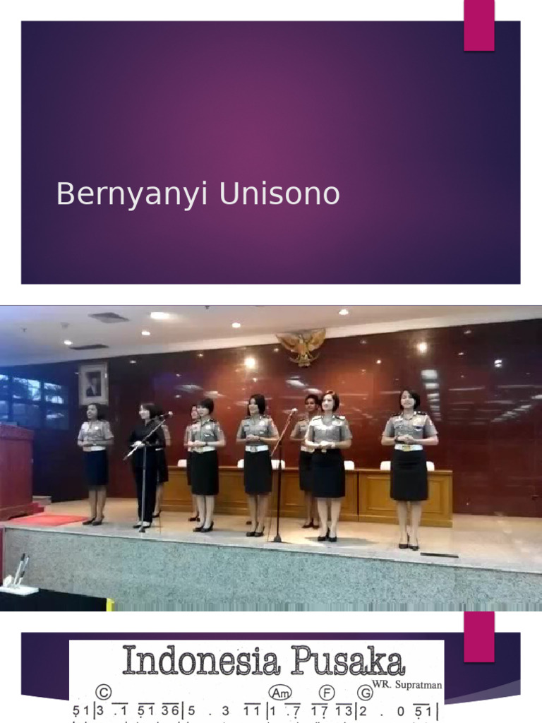 Bernyanyi Unisono MAMA | PDF