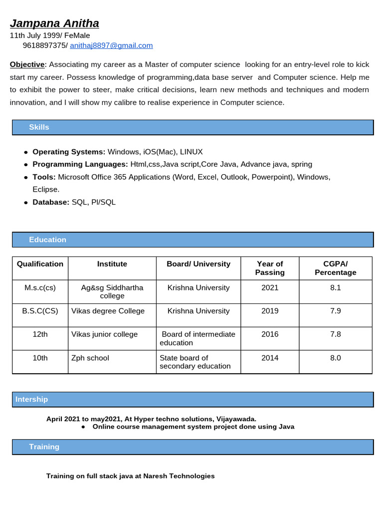 Jampana Anitha | PDF