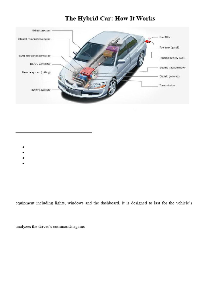 Hybrid Cars | PDF