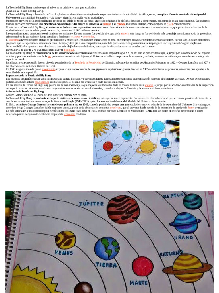Teoria Del Bing Bang | PDF