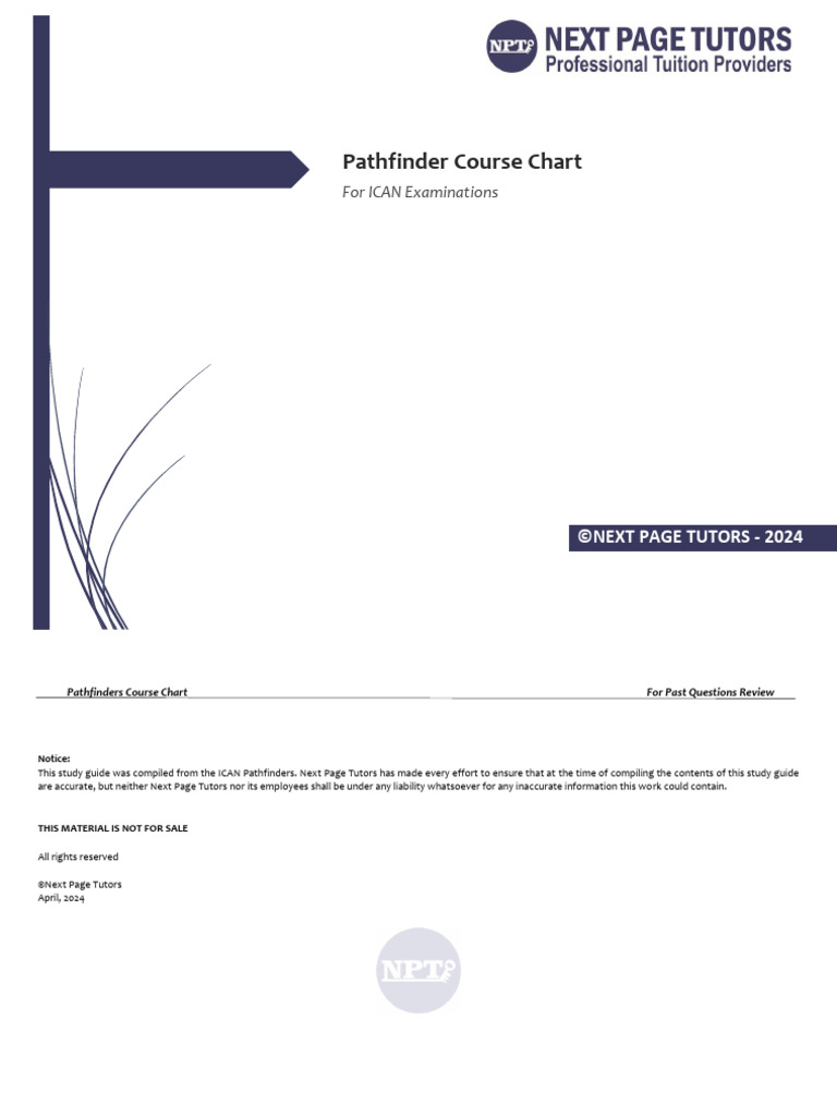NPT-Pathfinder Course Chart - V3 | PDF