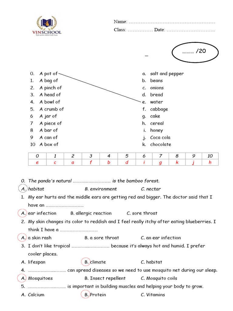 07 S5 Worksheet Week 07 Keys Pdf