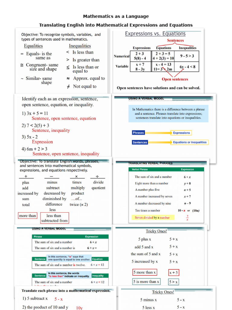 Mathematics As A Language | PDF