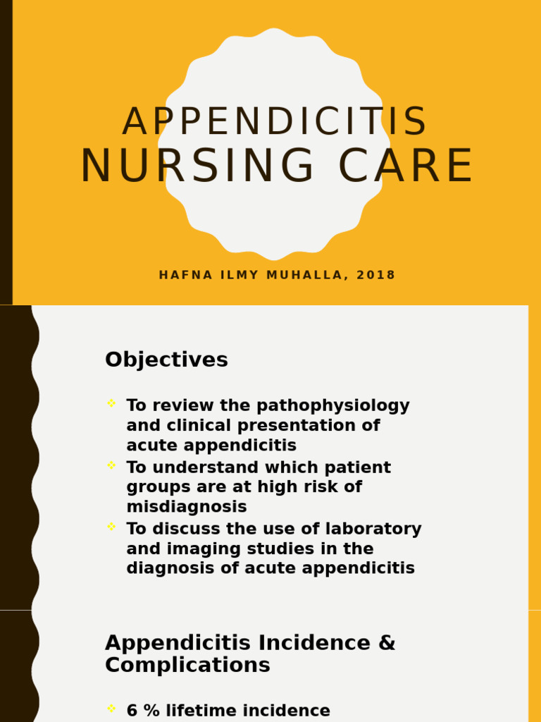 Appendicitis | PDF