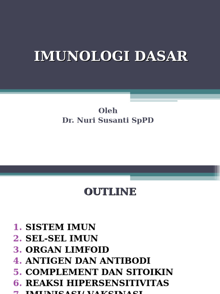Imunologi Dasar | PDF