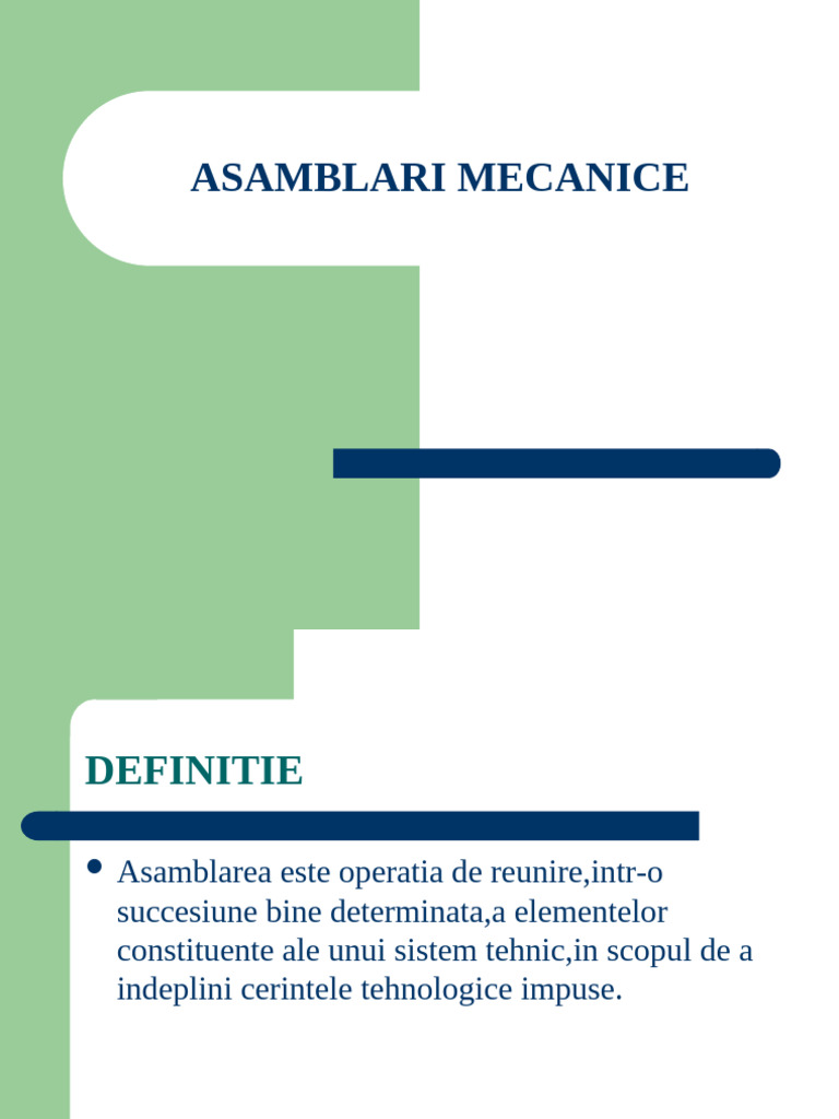 Asamblari Mecanice | PDF