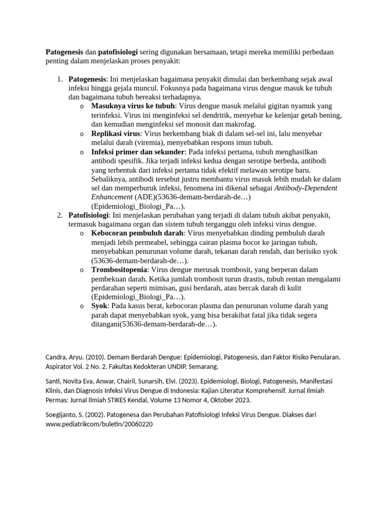 Patogenesis Dan Patofisiologi SK2 | PDF