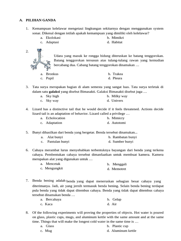 SOAL Latihan KSNR | PDF