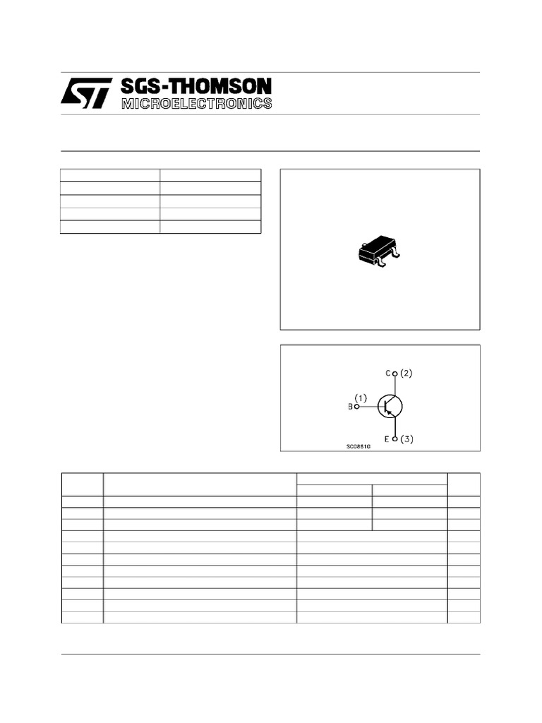 BC857 STMicroelectronics Elenota - PL | PDF