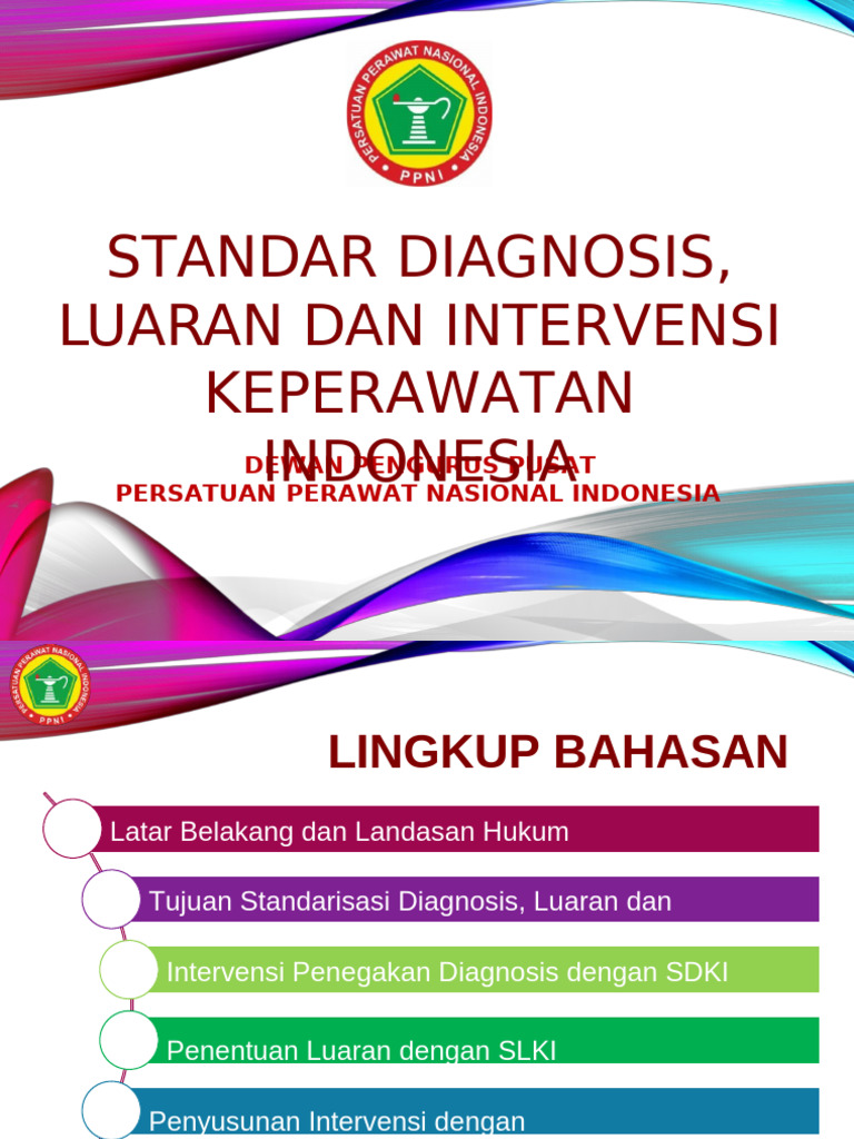 Materi Konsep SDKI SLKI SIKI PPNI 1 | PDF