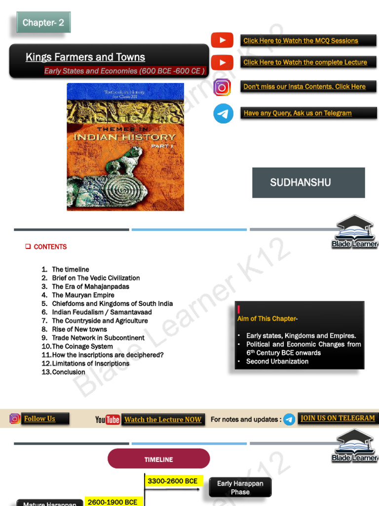 Chapter 2 Kings Farmers and Towns | PDF