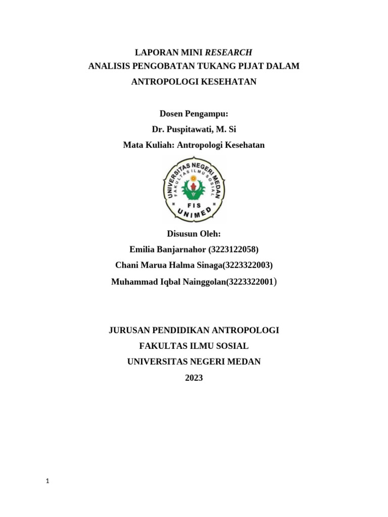 Laporan Mini Research Ankes KLPK 5 | PDF