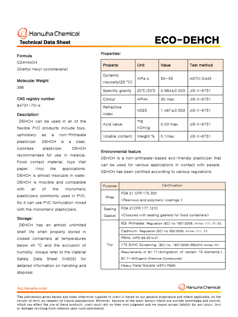 Eco-DEHCH EN | PDF