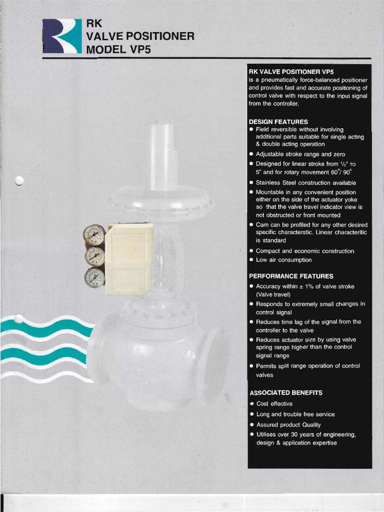 R.K Control Instruments Pvt. Ltd. Pneumatic Positioner | PDF