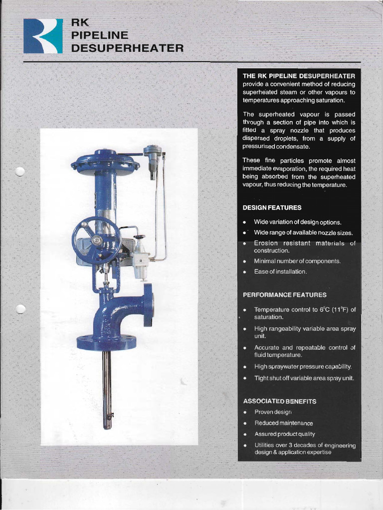 R.K Control Instruments Pvt. Ltd. Desuperheater | PDF