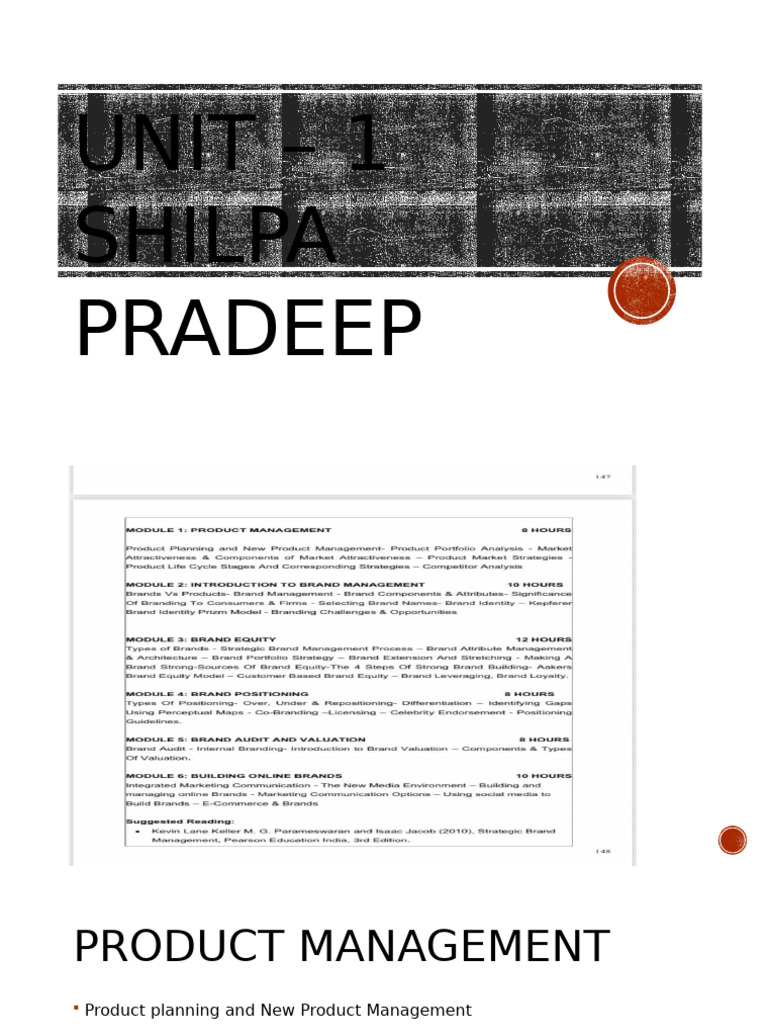 Strategic Brand Management All Units Ppts | PDF