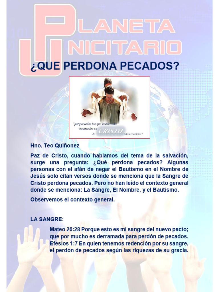 ¿Que Perdona Pecados | PDF