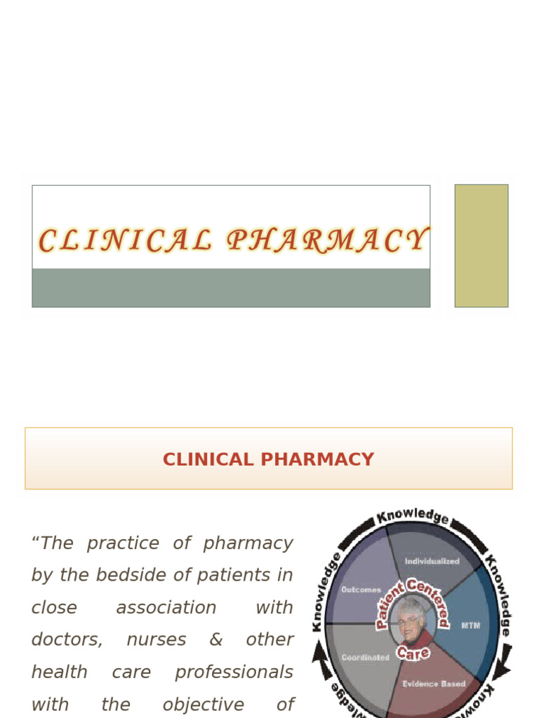 Clinical Pharmacy | PDF