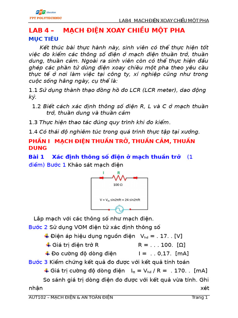 AUT102-Lab4 - MDAC1P | PDF