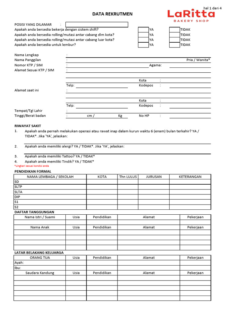 Form 1 | PDF