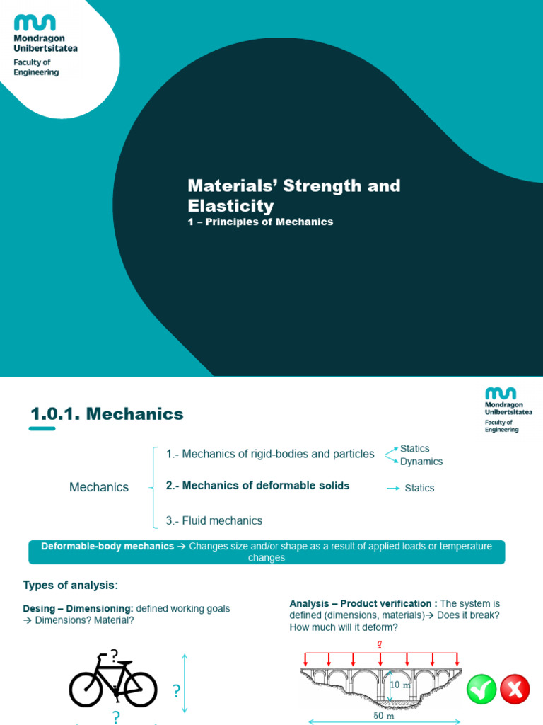 01 - Principles of Mechanics | PDF