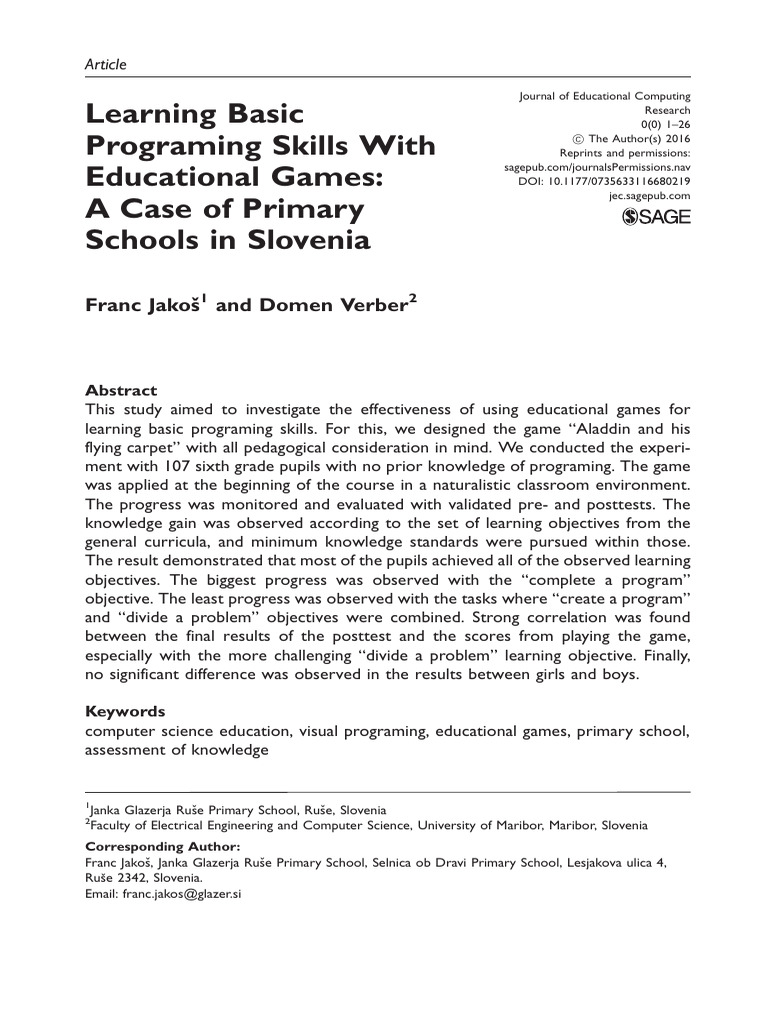 Learning Basic Programing Skills With Ed | PDF