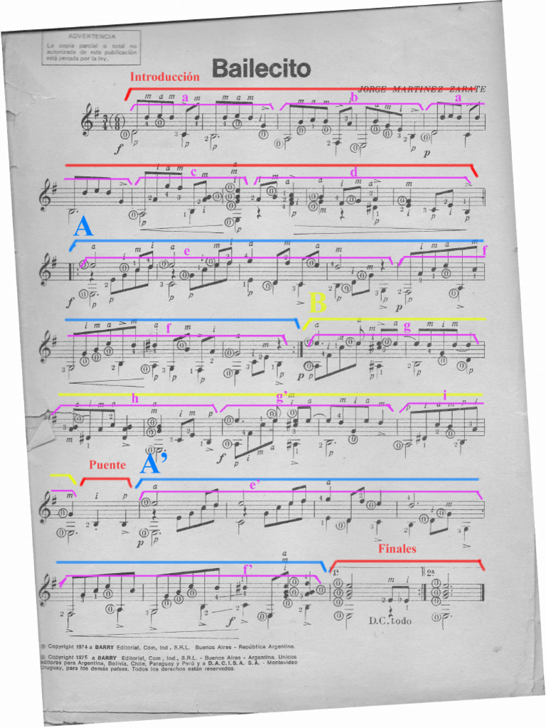 Analisis Bailecito | PDF