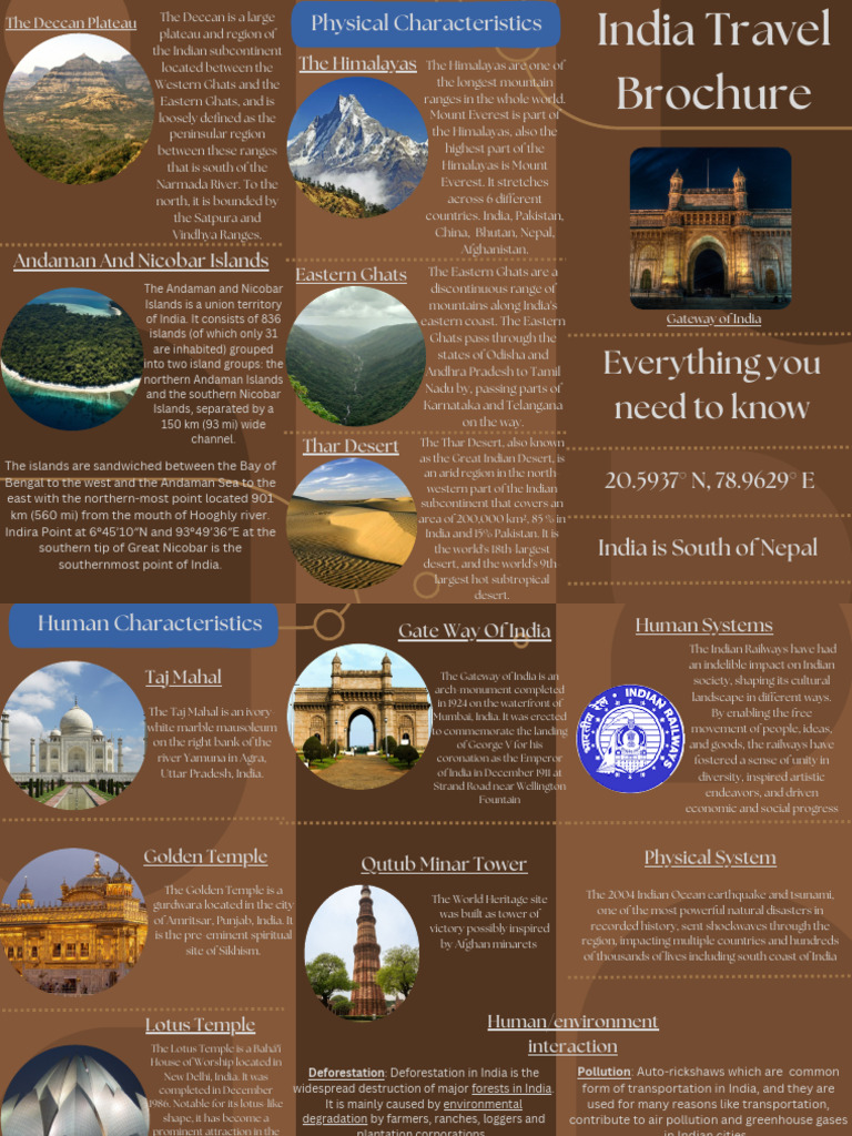India Travel Brochure | PDF