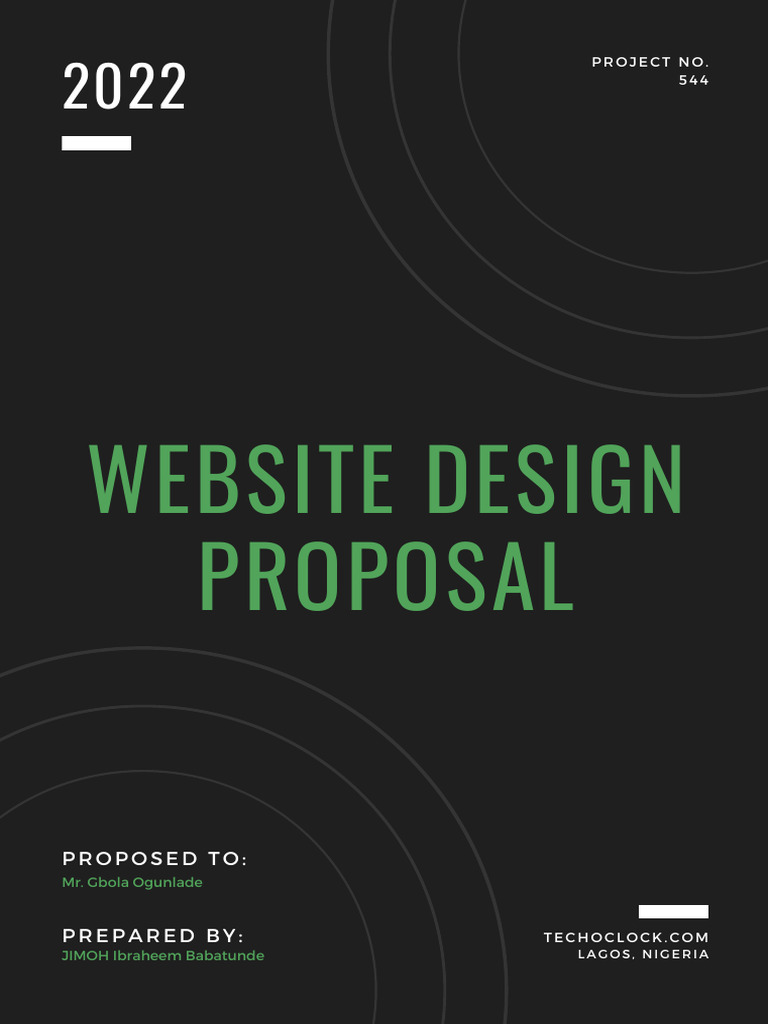 New Website Design Proposal | PDF