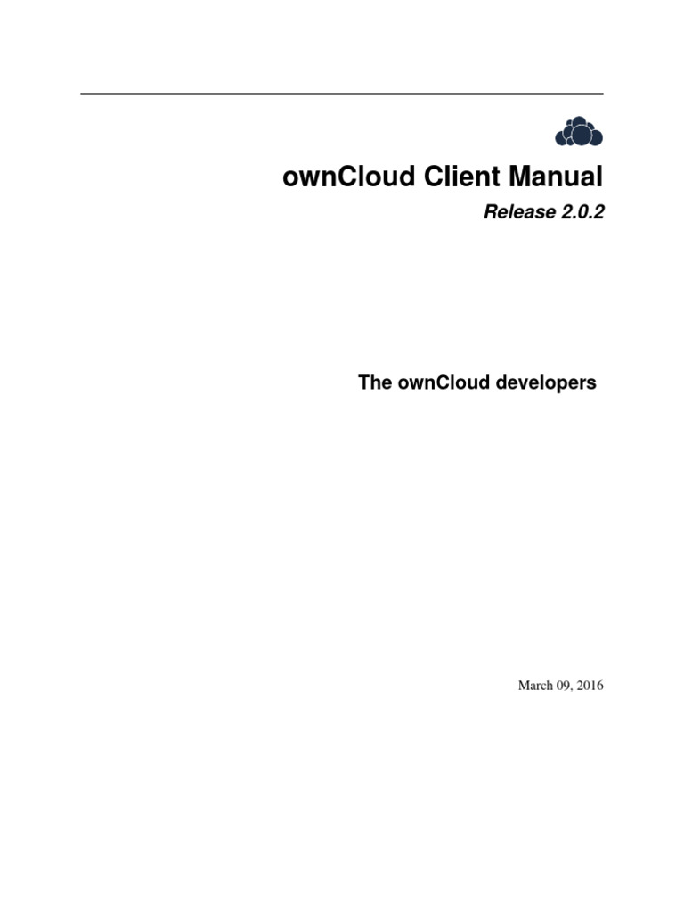 Own Cloud Client Manual | PDF | Windows Registry | Computer File