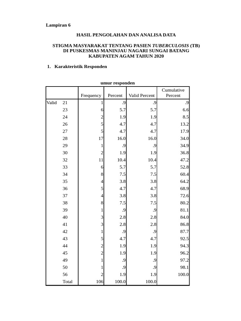 Hasil Spss | PDF