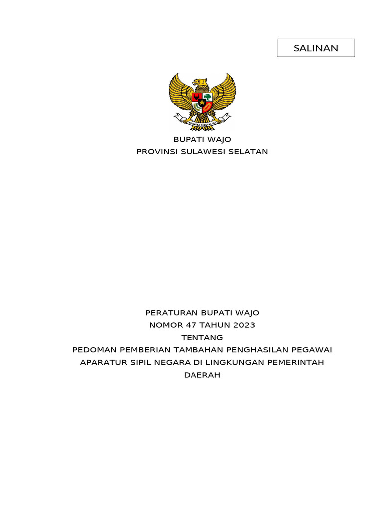 Sampul Perbup | PDF