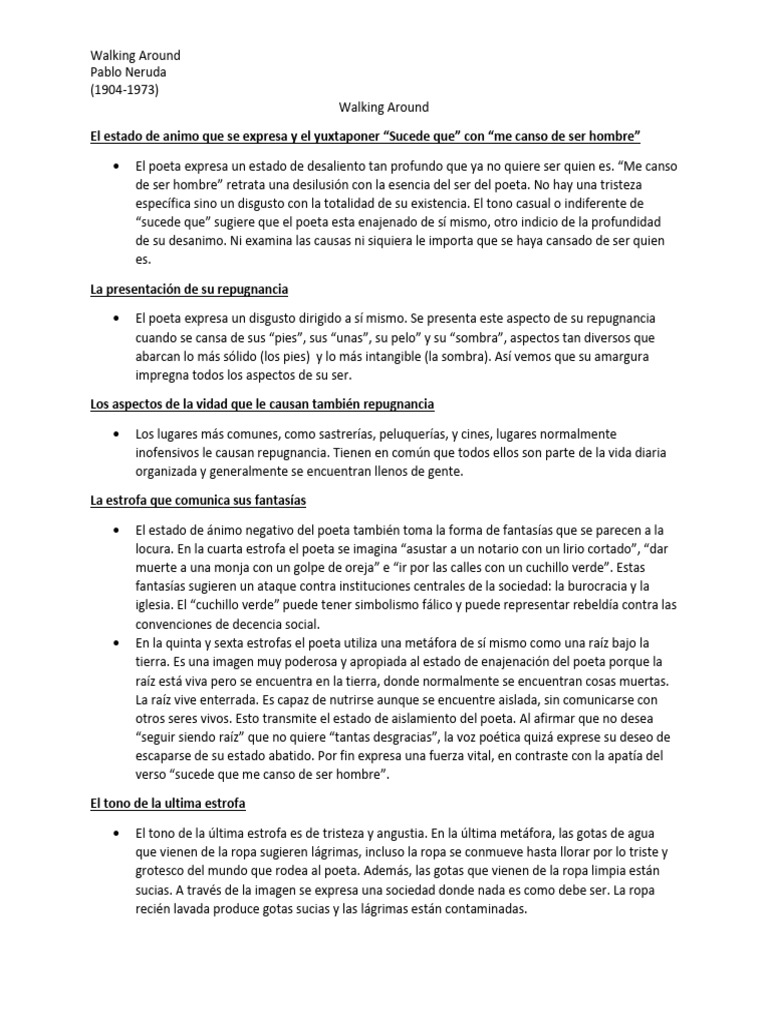 Analisis Walking Around | PDF