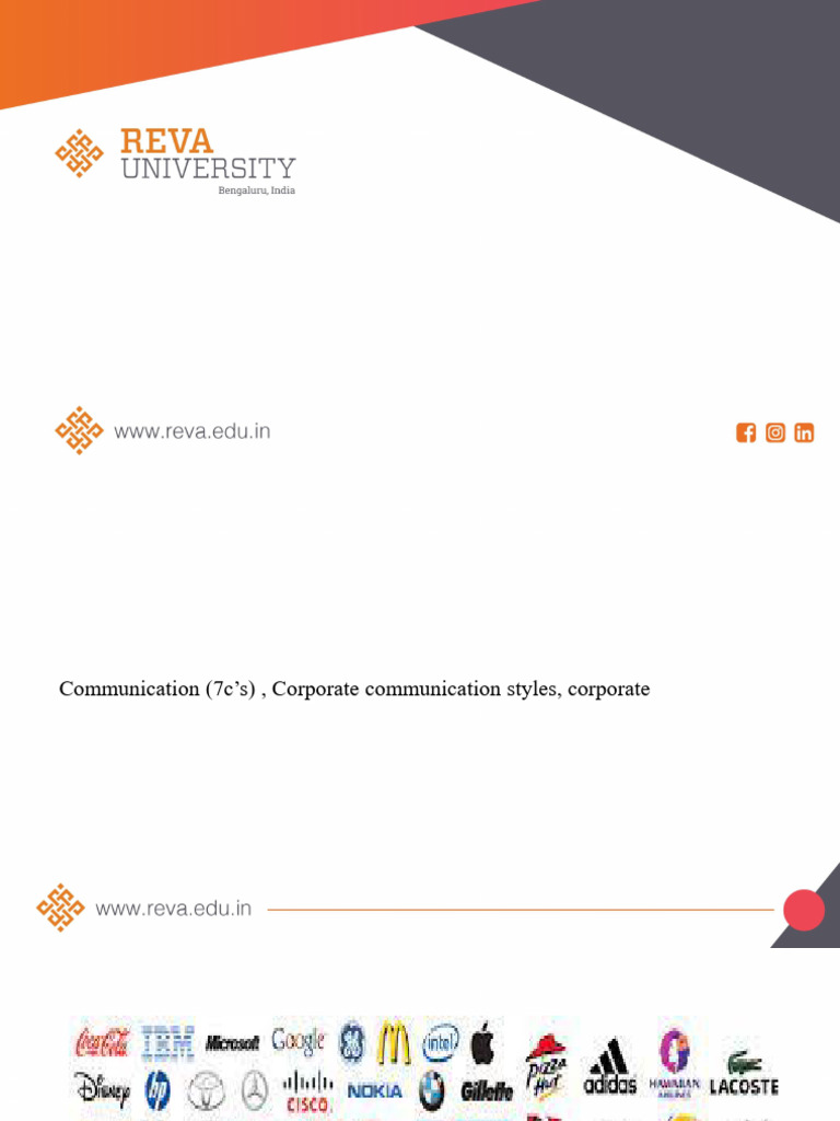 Unit-1 - Introduction To Corporate Communication | PDF