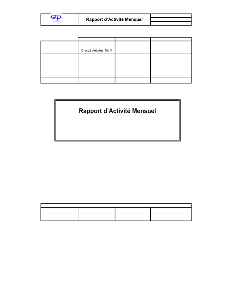 Rapport D'activité Mensuel DHR - Août 2023 | PDF