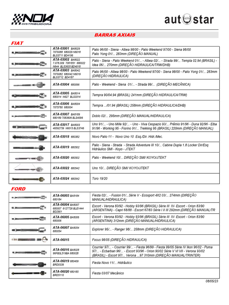 Autostar Barra | PDF